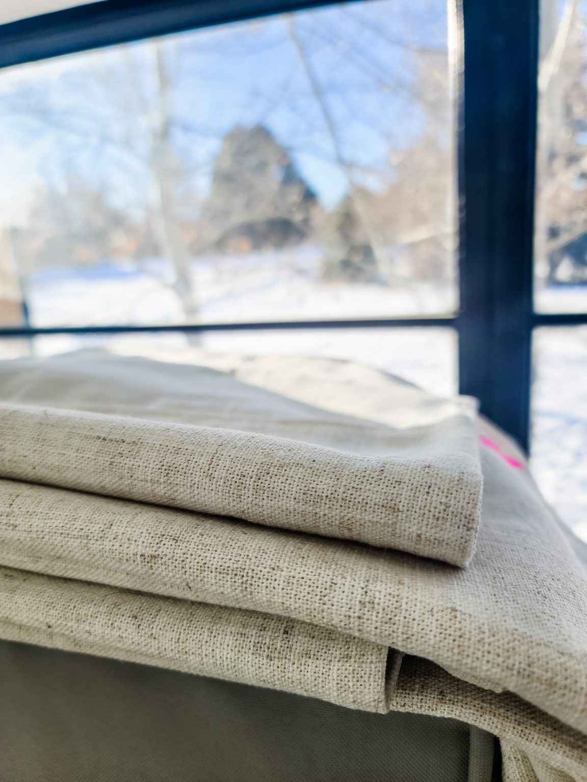 How to make roll-up curtains for a skoolie or RV - Tidy Mo