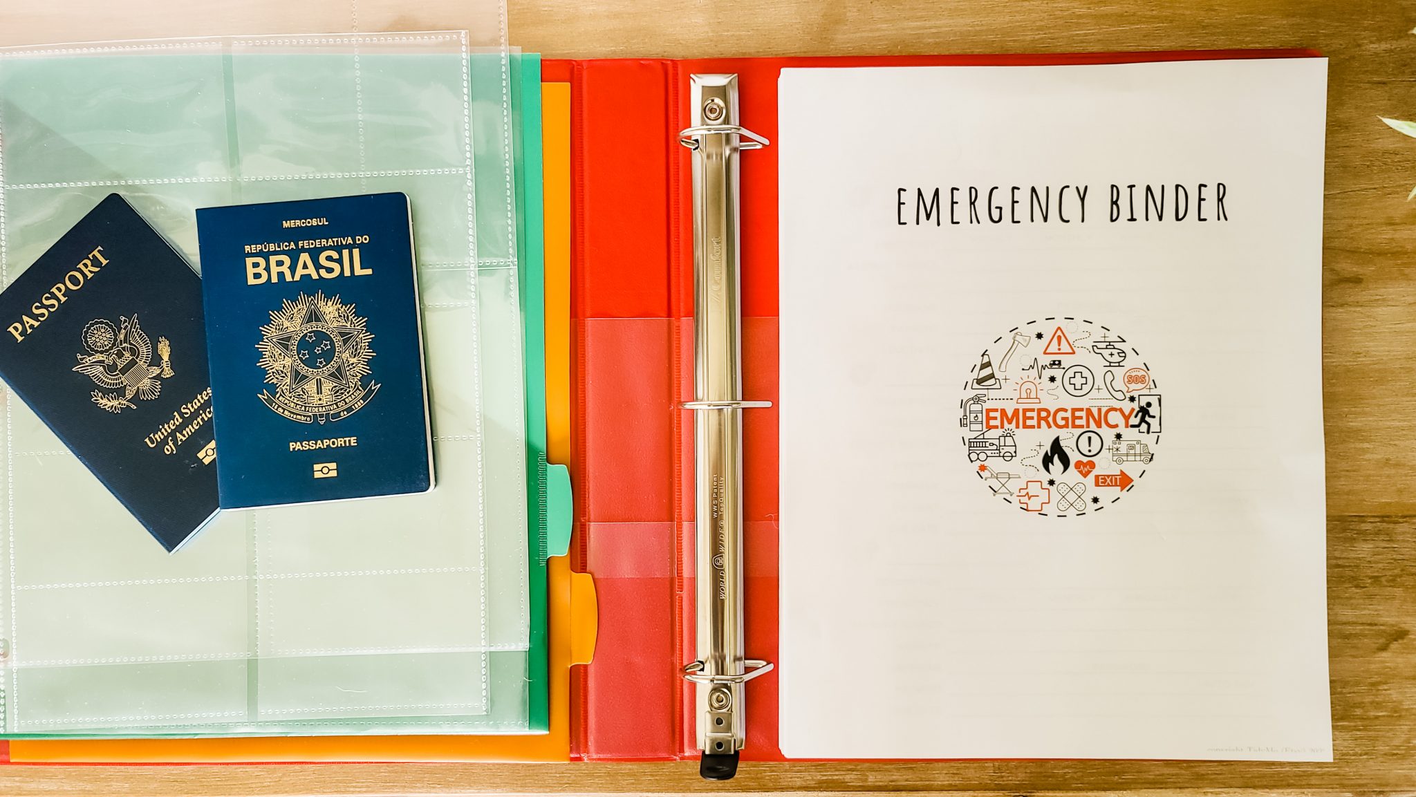 DIY Emergency Binder; Be Prepared for the unexpected - Tidy Mo