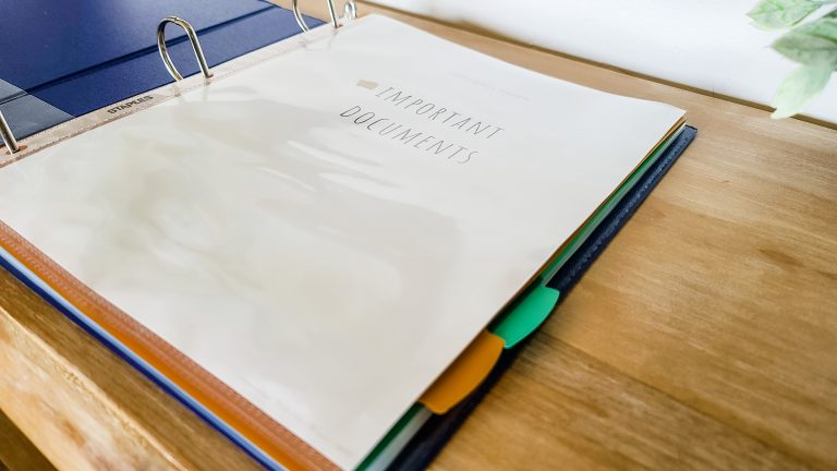 Organize your important business documents with this DIY Business ...