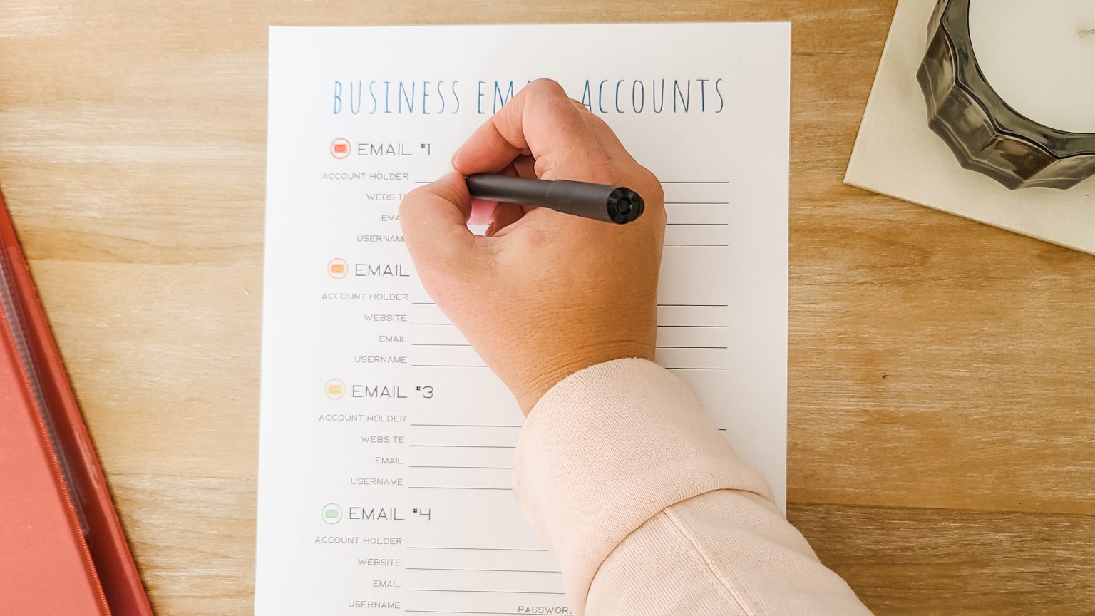Organize your important business documents with this DIY Business ...